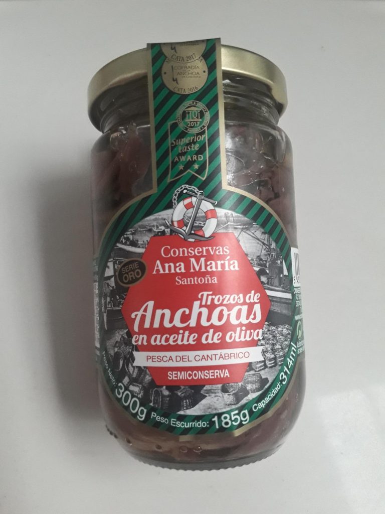 CAJA 6 UDS. TARRO ANCHOA SEMITIRAS 314 ml - Conservas Ana María